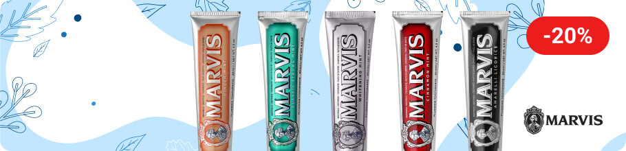 Знижка 20% на засоби по догляду за ротовою порожниною ТМ MARVIS - МІС ...