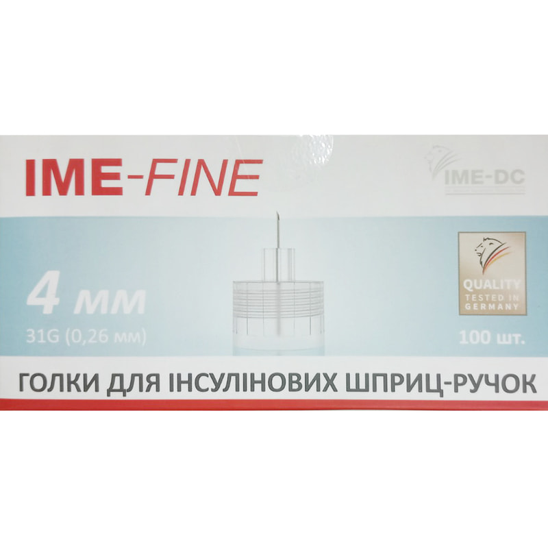 Купить Иглы для шприц-ручек IME-FINE в Украине | Цена от 337.00 грн ...