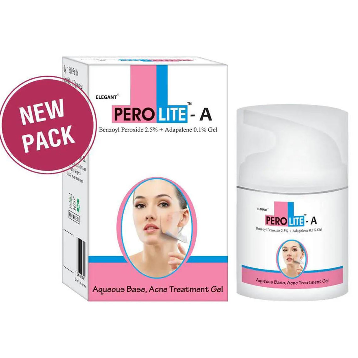 Гель для боротьби з акне PEROLITE-A (Перолайт) 2,5% с бензоїл ...