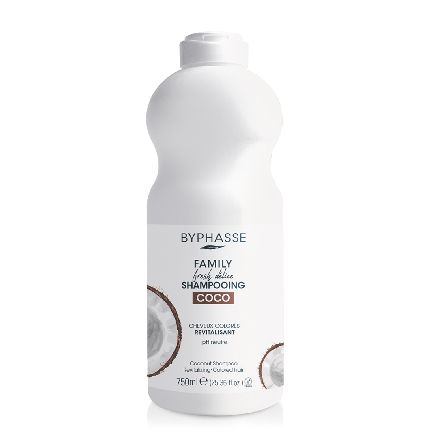 Шампунь для пофарбованого волосся BYPHASSE (Біфаз) Family Fresh Delice ...