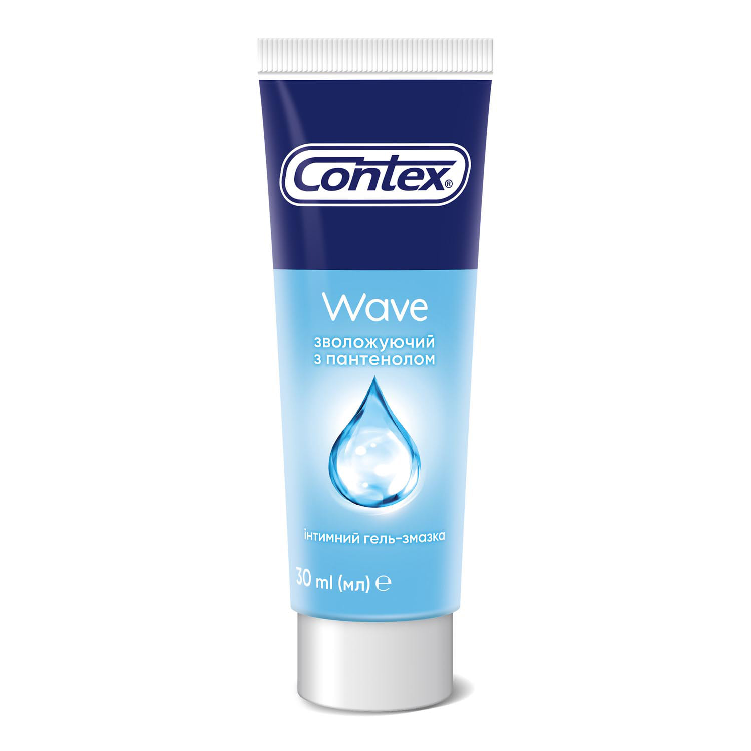 Інтимний гель-змазка CONTEX (Контекс) Wave (Вейв) зволожуючий з пантенолом (лубрикант) 30 мл NEW ...