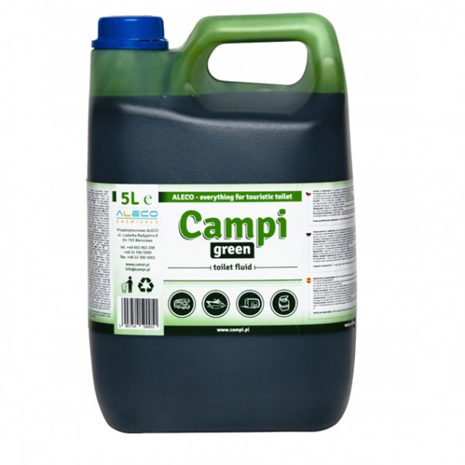 Засіб для біотуалетів CAMPI (Кампі) Green для нижнього баку 5 л ...