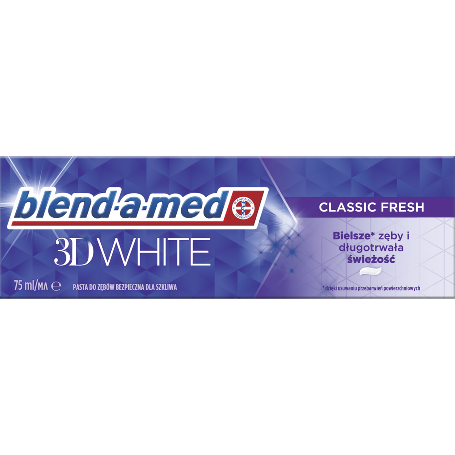 Зубна паста BLEND-A-MED (Блендамед) 3D White Класична свіжість 75 мл ...