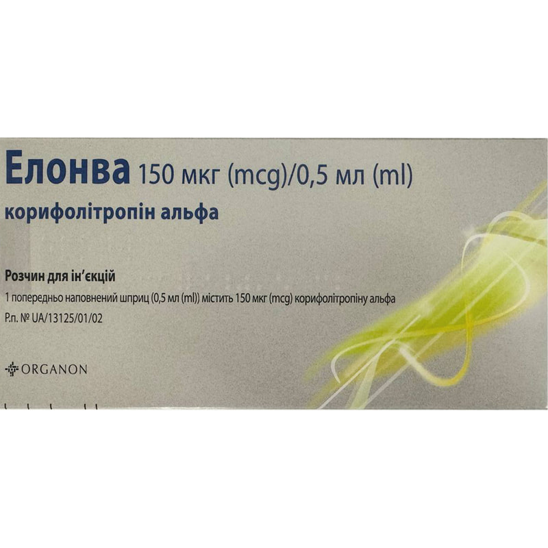 Статеві гормони ЕЛОНВА дорослим - МІС Аптека 9-1-1