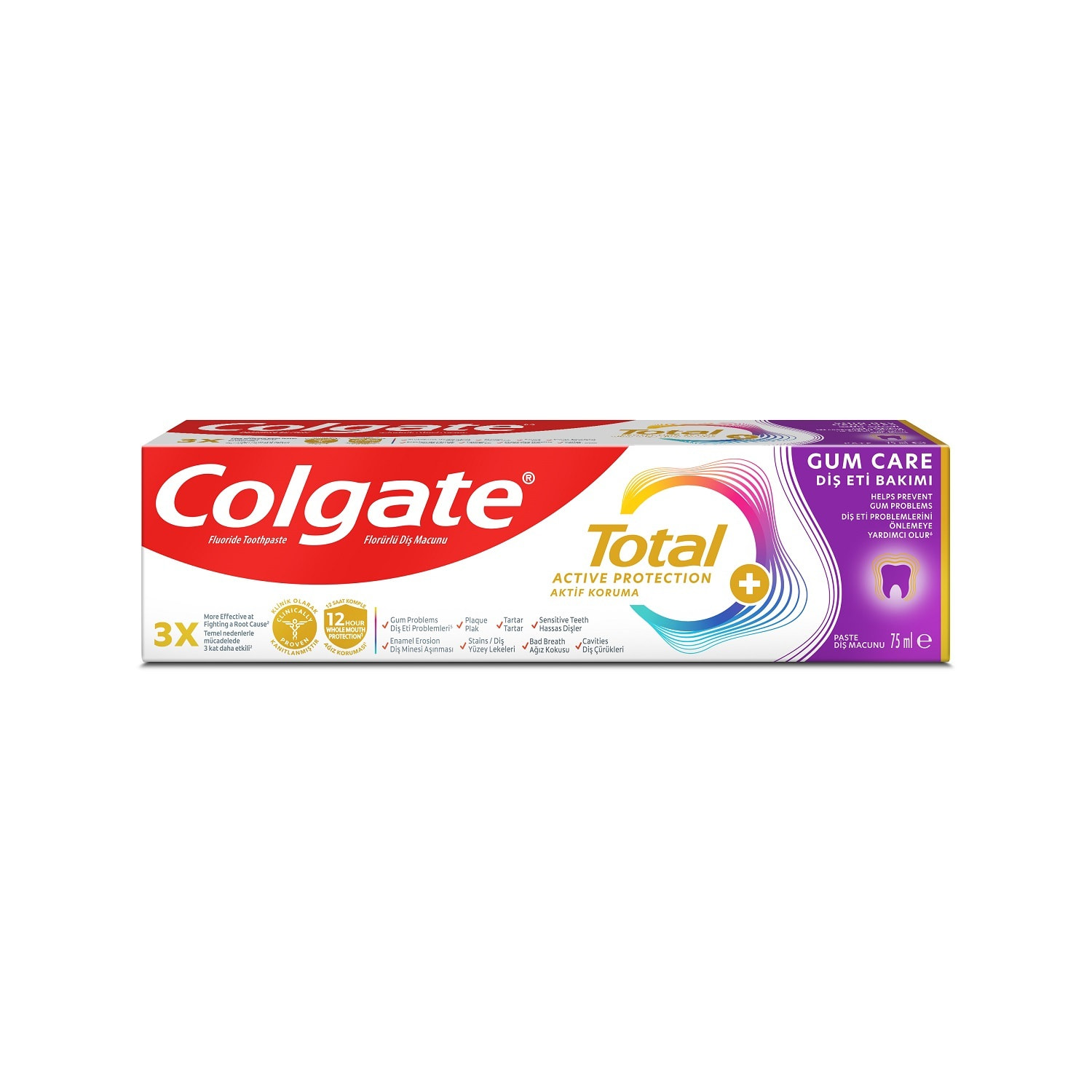 Зубна паста COLGATE (Колгейт) Total 12 (Тотал 12) Gum Care Здоров'я ...
