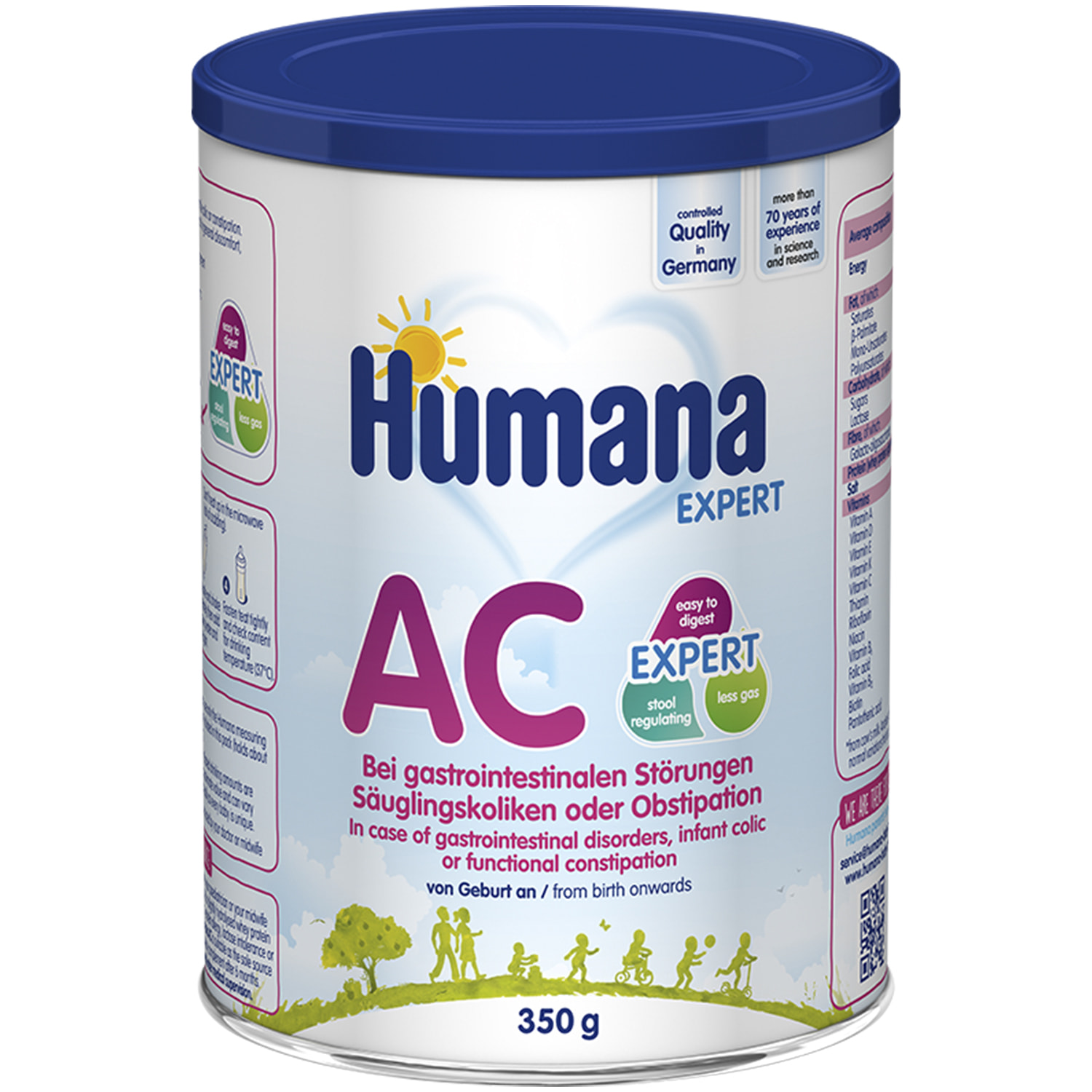 Заменители для Смесь сухая молочная HUMANA (Хумана) AC Expert при ...