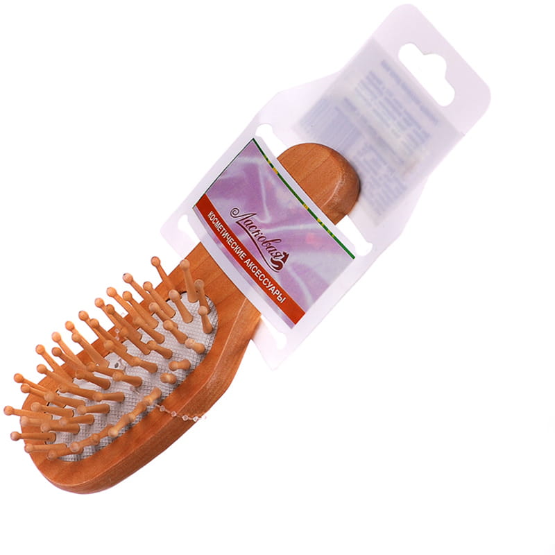 Гребень для волос ЛАСКОВАЯ прямоугольный артикул 9543B-QP 1 шт ...