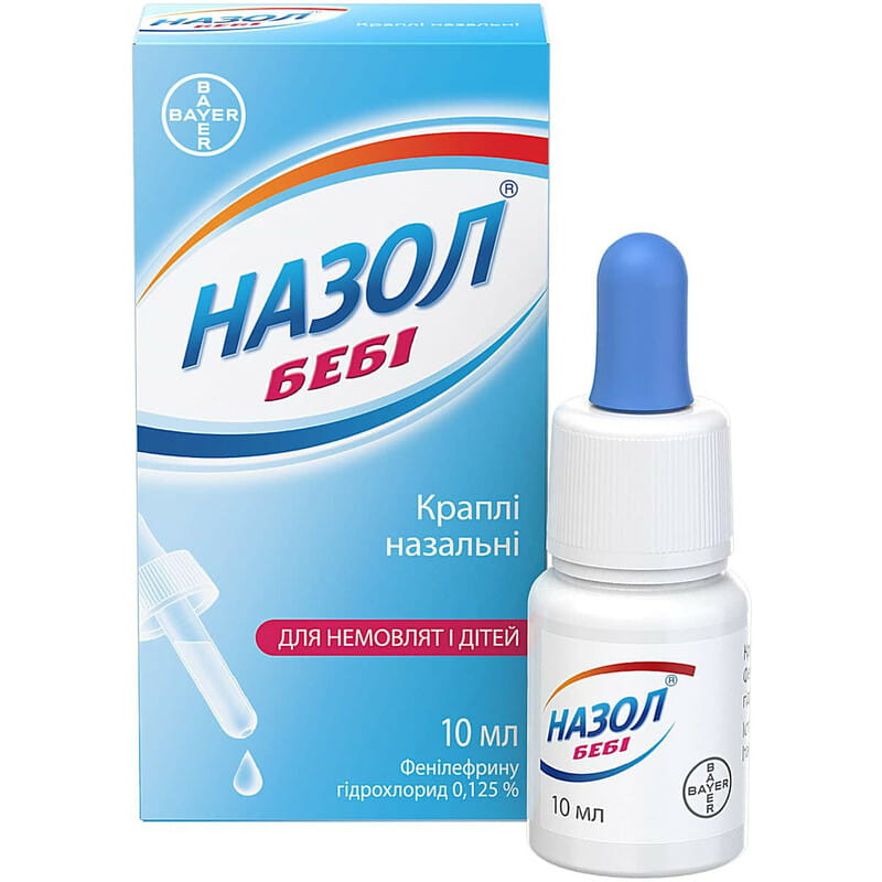Судинозвужувальні засоби НАЗОЛ в формі капель - МІС Аптека 9-1-1