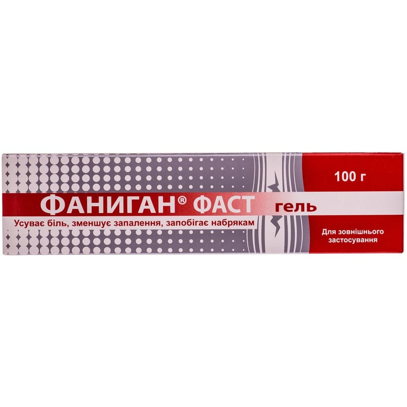 Фаниган Фаст: инструкция по применению, купить Фаниган Фаст гель в ...