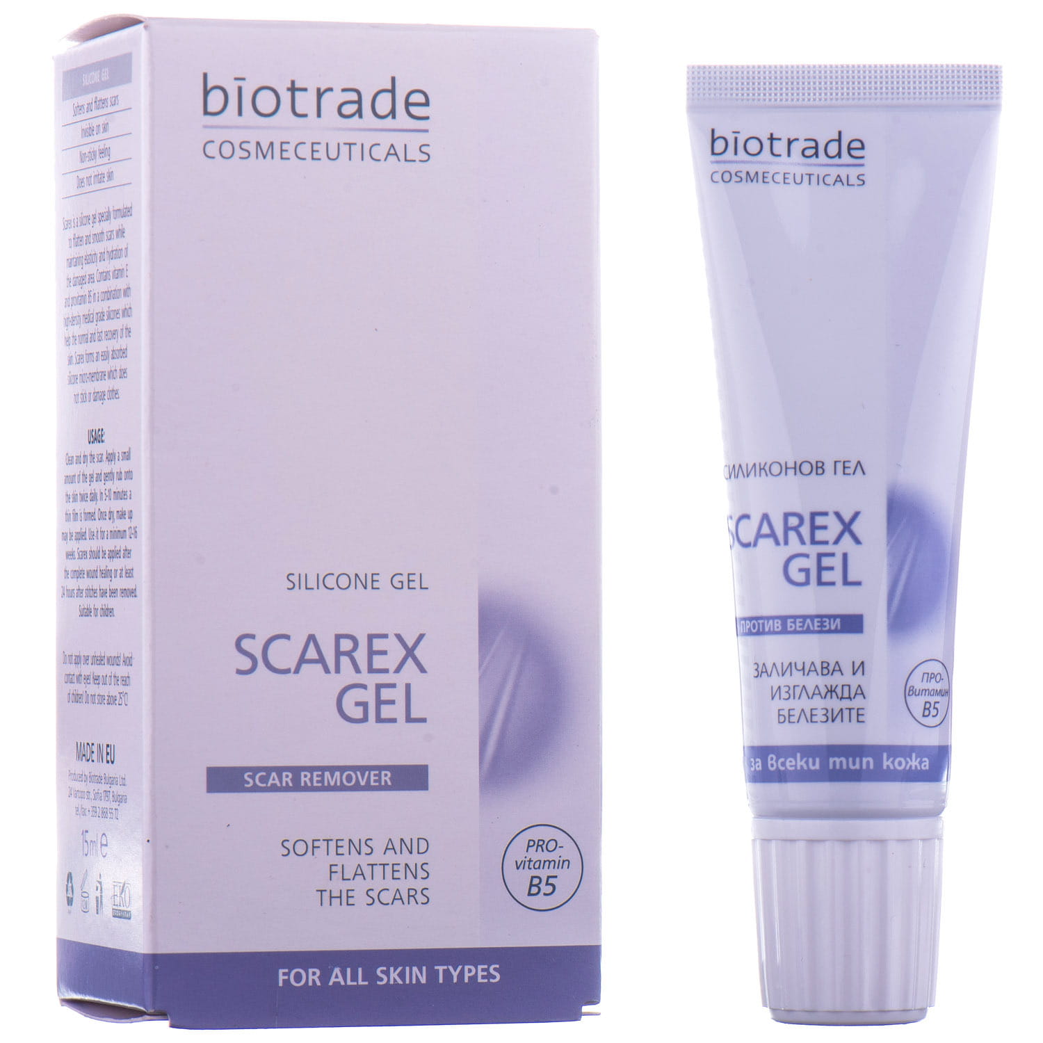 Гель від рубців BIOTRADE Scarex (Біотрейд Скарекс) силіконовий 15 мл ...