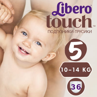 Підгузники-трусики для дітей LIBERO (Ліберо) Touch Pants 5 з масою від ...