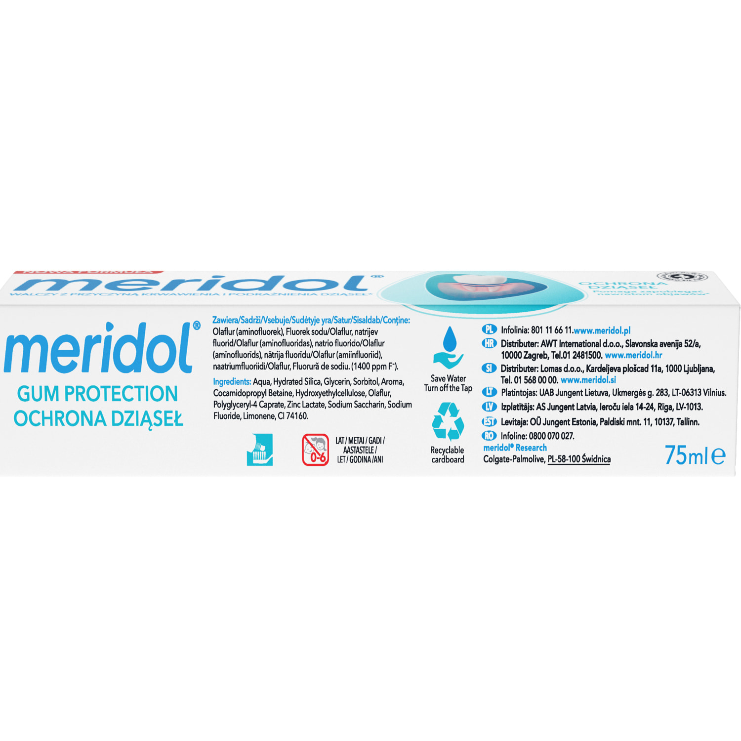 Зубна паста MERIDOL (Мерідол) 75 мл (8718951263321) Colgate (Польша ...